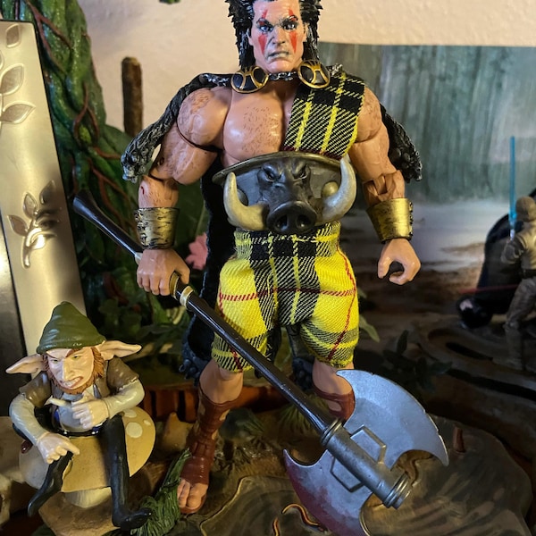 1/12 1/10 Bespoke Sculpted Head Celtic Barbarian Comic - Etsy