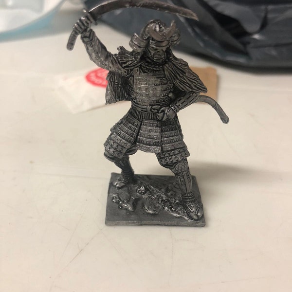 Tin 54mm Samurai in a Straw Cape XVI Century - Etsy