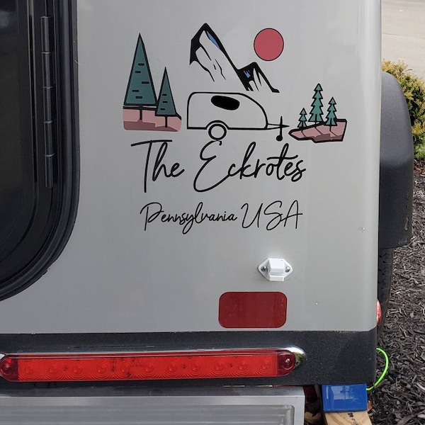 Pop-up Camper Window Decal - Etsy