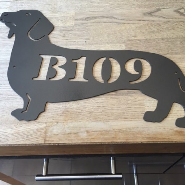 Personalized Dachshund Metal Sign - Custom Dachshund Sign - Etsy