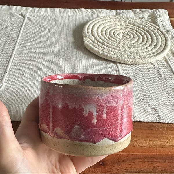 Pink Hue Swirl Handmade Ceramic Mug (wheel Thrown)| Pink Handmade Mug ...