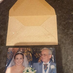 Personalised Photo & Message Plastic Card Keepsake - Etsy