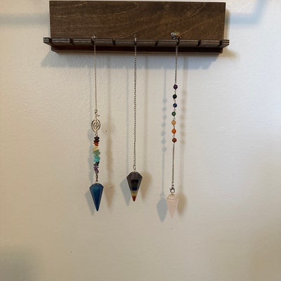 Pendulum Display Stand With Sun and Moon Engrave, Pendulum Holder ...