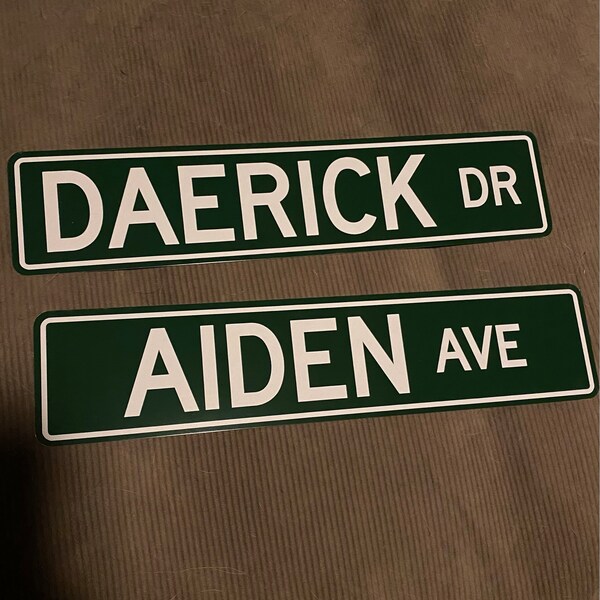 Personalized Street Sign, Name Sign, Road Sign, Street Sign - Etsy