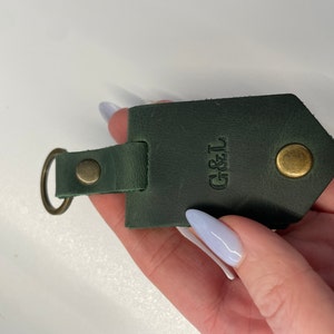 Man Accessory Leather Keychain With Photo, Personalized Gifts for Him ...