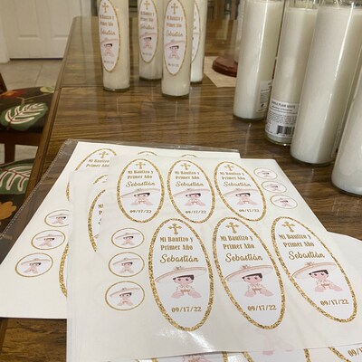 Charro Personalized Stickers /charrito Charrita Labels / Gold or Silver ...