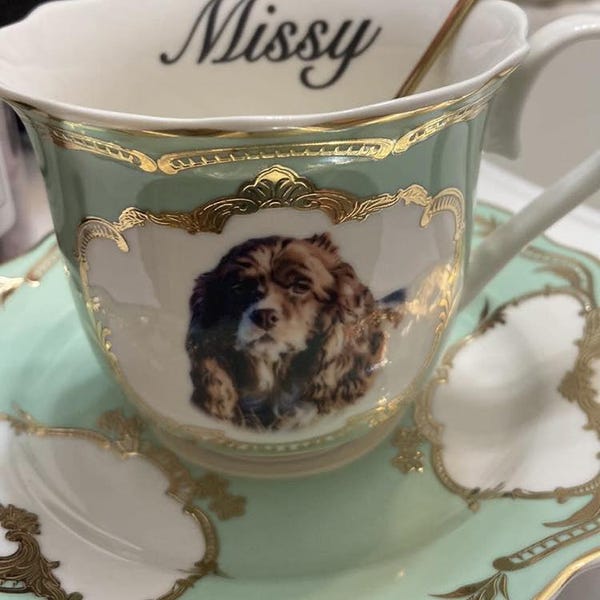 Four 22k Gold Spooky Halloween Potion/spells/witches Brew/poison Teacup ...