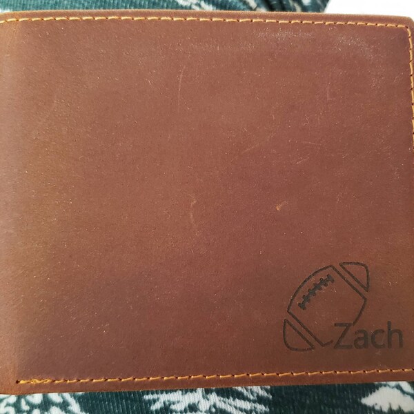 Football Gifts, Football Wallet, Personalized Football Gift, Football ...