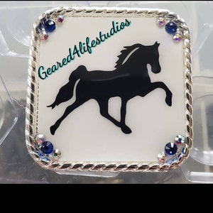 Moon Conchos Purple Swirl Pattern Tack Custom Tack Bridle | Etsy