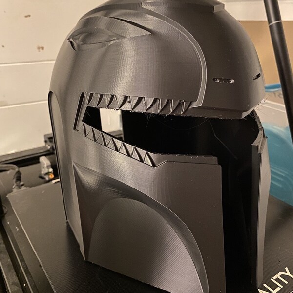 Red Ranger Mandalorian Helmet Cosplay STL FILE - Etsy