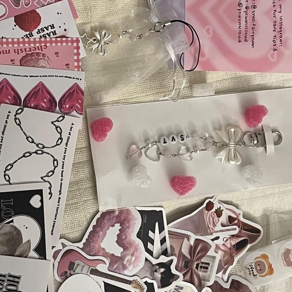 Cute Coquette Keychains | Handmade Keychains - Etsy