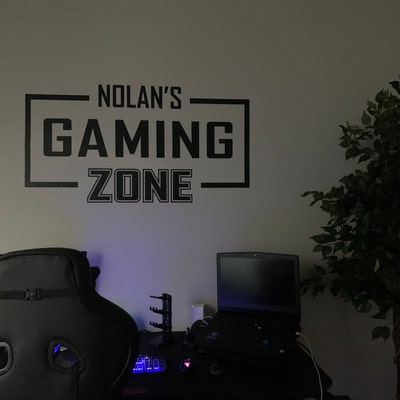 Gamer Room Decor, Custom Name, Gaming Zone, Gamer Room Sign, Gamer ...