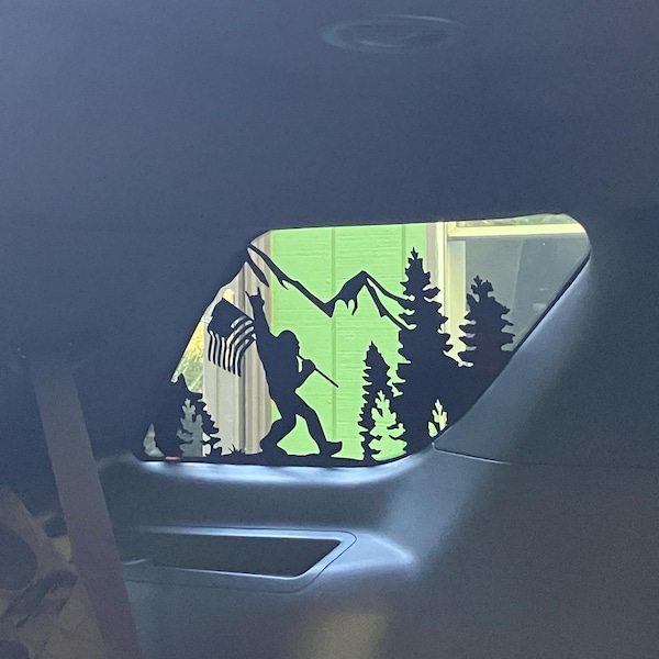 Fits 2015-2020 Chevy Tahoe Rear Side Windows Punisher Distressed ...