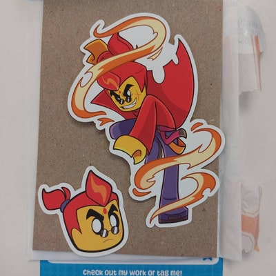 LMK MK, Mei, Red Son traffic Light Trio Matted Stickers - Etsy