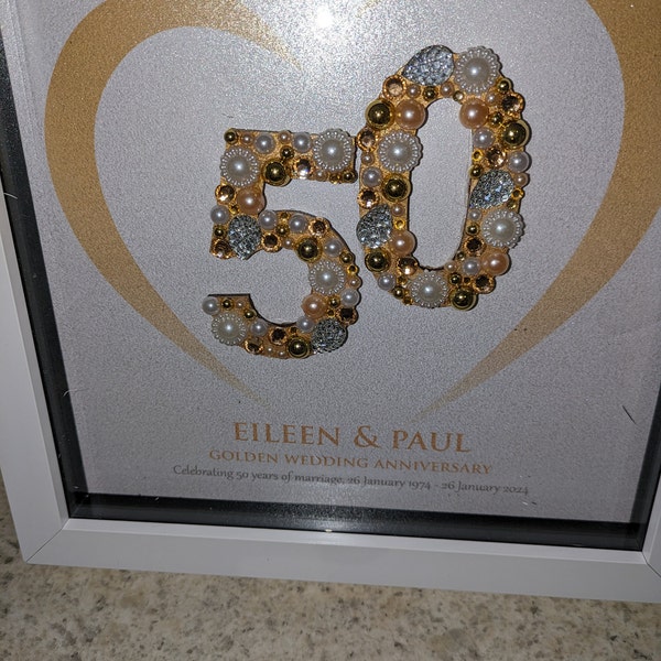 Silver Wedding Anniversary Gift - 25th Anniversary Gift, Personalised ...