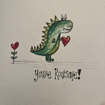 Hand Drawn Minecraft Creeper Birthday Card - Etsy