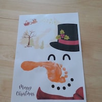 20 Design BUNDLE Christmas Craft Handprint Footprint Finger Art ...