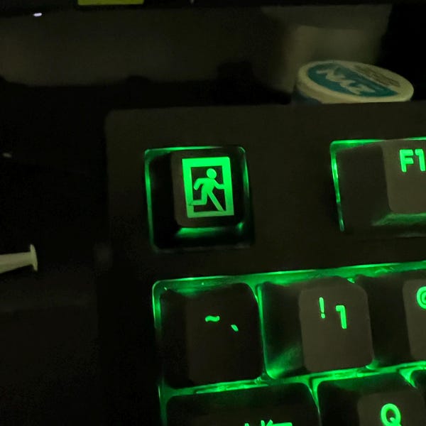 Exit/esc Keycap | Escape From Tarkov Custom Keycap | Cherry MX Stem ...