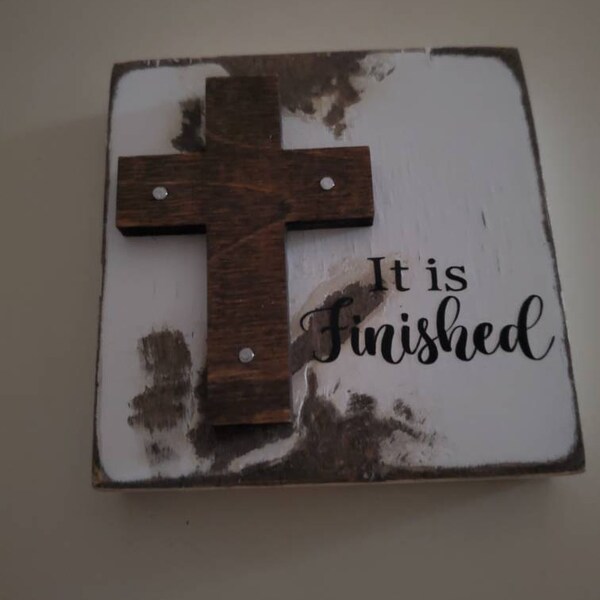 Christian Wood Plaque Signs, Rustic Christian Sign, Rustic ...