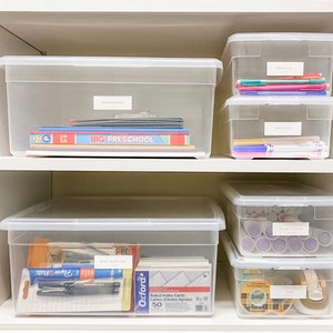 1 2 inch US Letter Label Combo Pack Editable Pantry | Etsy