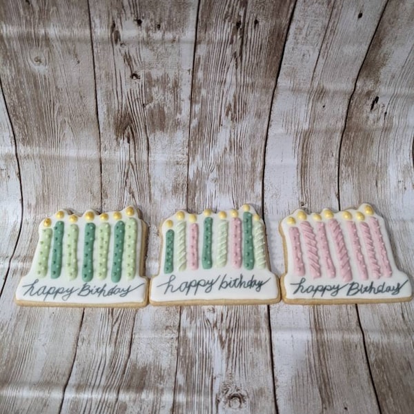 Candles Cookie Cutter, Birthday Candles Cutter, Birthday Cutter, Make a ...