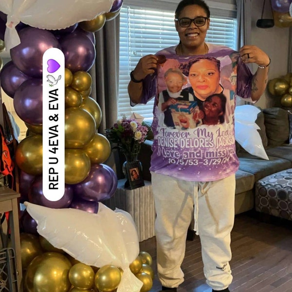 Custom/personalized 3D Memorial/rip in Loving Memory, Remembrance Shirt ...