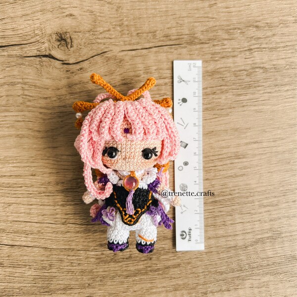 Crochet PDF Pattern: "furina" Chibi Amigurumi - Etsy