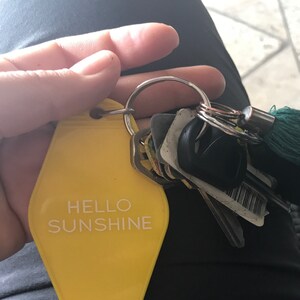 Hello Sunshine Key Tag | Etsy