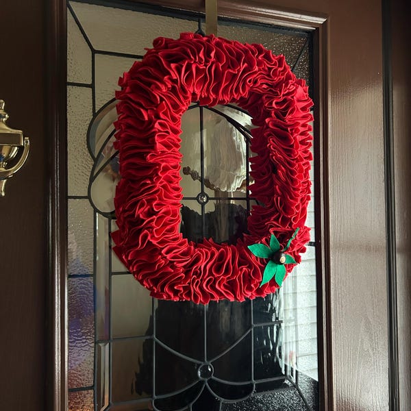 The Ohio State University Block O Wreath - Alternating Grey With ...