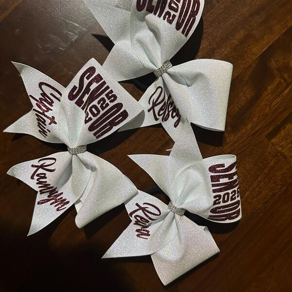 Keychain Cheer Bow Personalized Cheer Bag Tag Mini Cheer Bow With Name ...