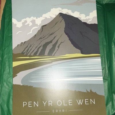 Yr Wyddfa Eryri Print. Gogledd Cymru. Mountain Print. Mountain Poster ...