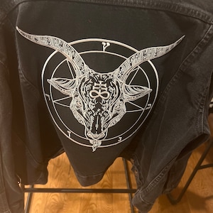 PENTAGRAM Large Back Patch Pour Gilet De Motard Personnalisé - Etsy