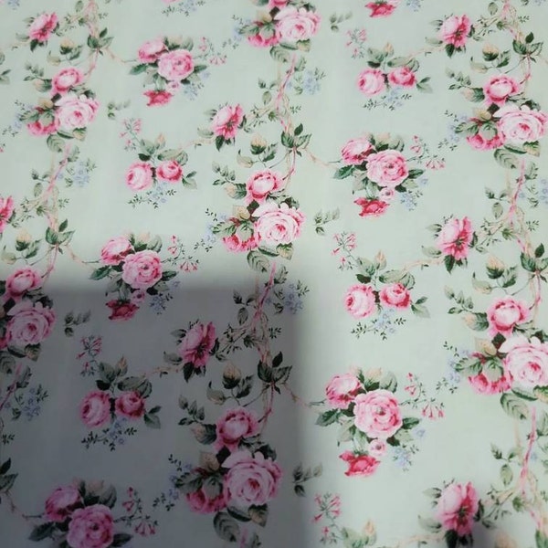 Dolls House Wallpaper 1/12th or 1/24th Scale Choice of Blue Pink Green ...