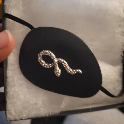 Gold Small Eyepatch Cosplay Slim Eye Patch for Men Left Eye - Etsy