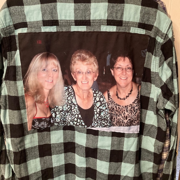 Horse Flannel Shirt, Bleached Flannel Shirt With Back Patch, Horse ...