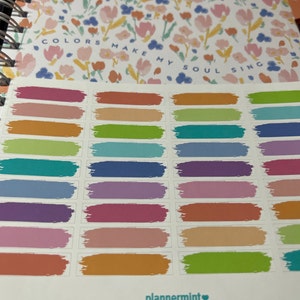 Cardio Planner Stickers Essentials Flag Sticker Erin - Etsy