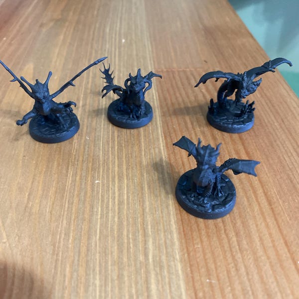 Dragon Wyrmlings | 3D Printed | Dungeons and Dragons | Mini | Dnd ...
