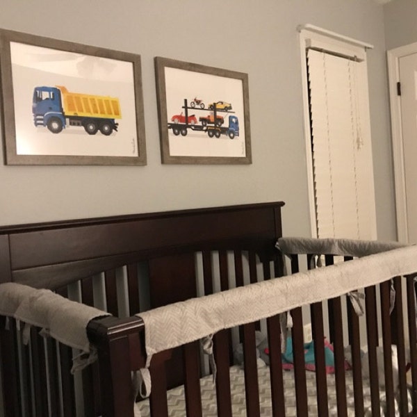 Dump Truck Print, Construction Printable, Dump Truck Party, Boy Nursery ...