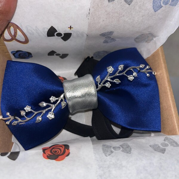 Black and Gold Satin Butterfly Bow Tie, Formal Black Bowties for Men Bowtie, Wedding Groom ...