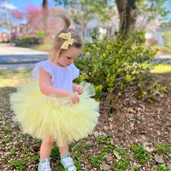 Bear Tutu Skirt || TUTU ONLY || Bear Costume Tutu, Yellow Halloween ...