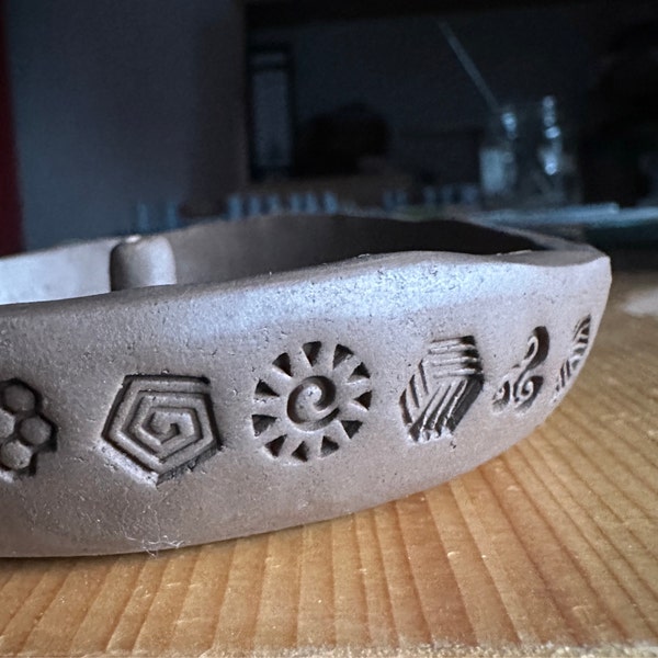 Spiral Stamp, Geometric Stamp I Pottery Stamp Set I Polymer Clay Stamp ...