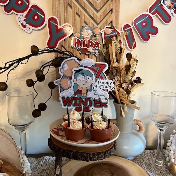 Hilda Birthday Party Supplies: Banner, Bags, Cups & Napkins - Etsy