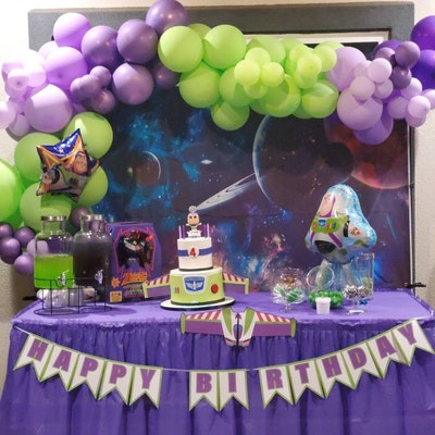 Happy Birthday Buzz Banner Printable Banner Instant Download Print-at ...