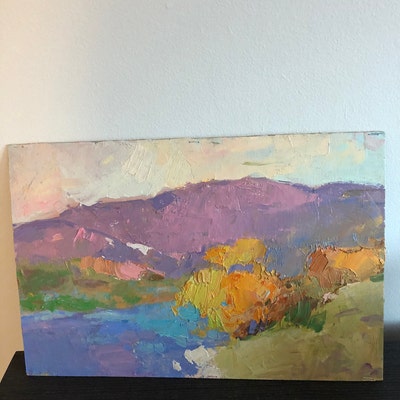 Vintage Original Oil Painting. by Soviet Ukrainian Artist A. Pavlenko ...