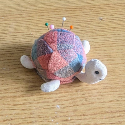 Turtle Pincushion PDF Sewing Pattern and Tutorial Scrap Buster Project ...
