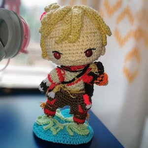 Crochet PDF Pattern: zhongli Chibi Amigurumi - Etsy