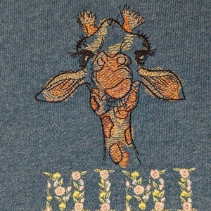 Giraffe Machine Embroidery Design, Embroidery Giraffe,design Animal ...