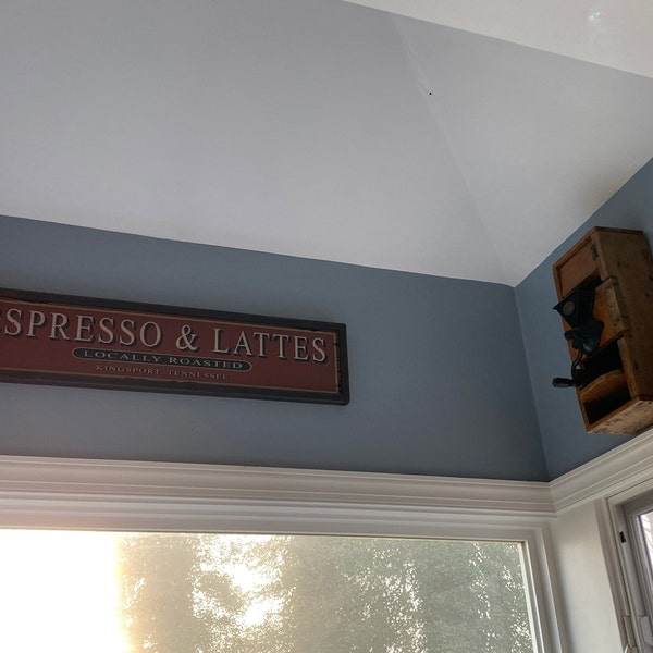 Custom Espresso & Latte Sign - Rustic Hand Made Vintage Wooden Sign - Etsy