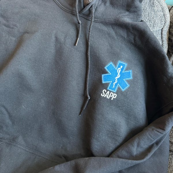 EMT Hoodie Personalized EMT Shirt Gift for EMT Sweatshirt Emergency ...
