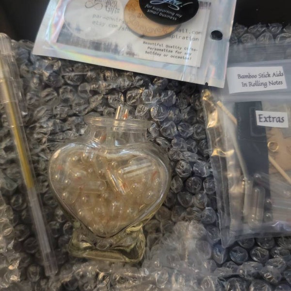 DIY Love Notes Heart Jar Message in a Glass Bottle, Girlfriend ...